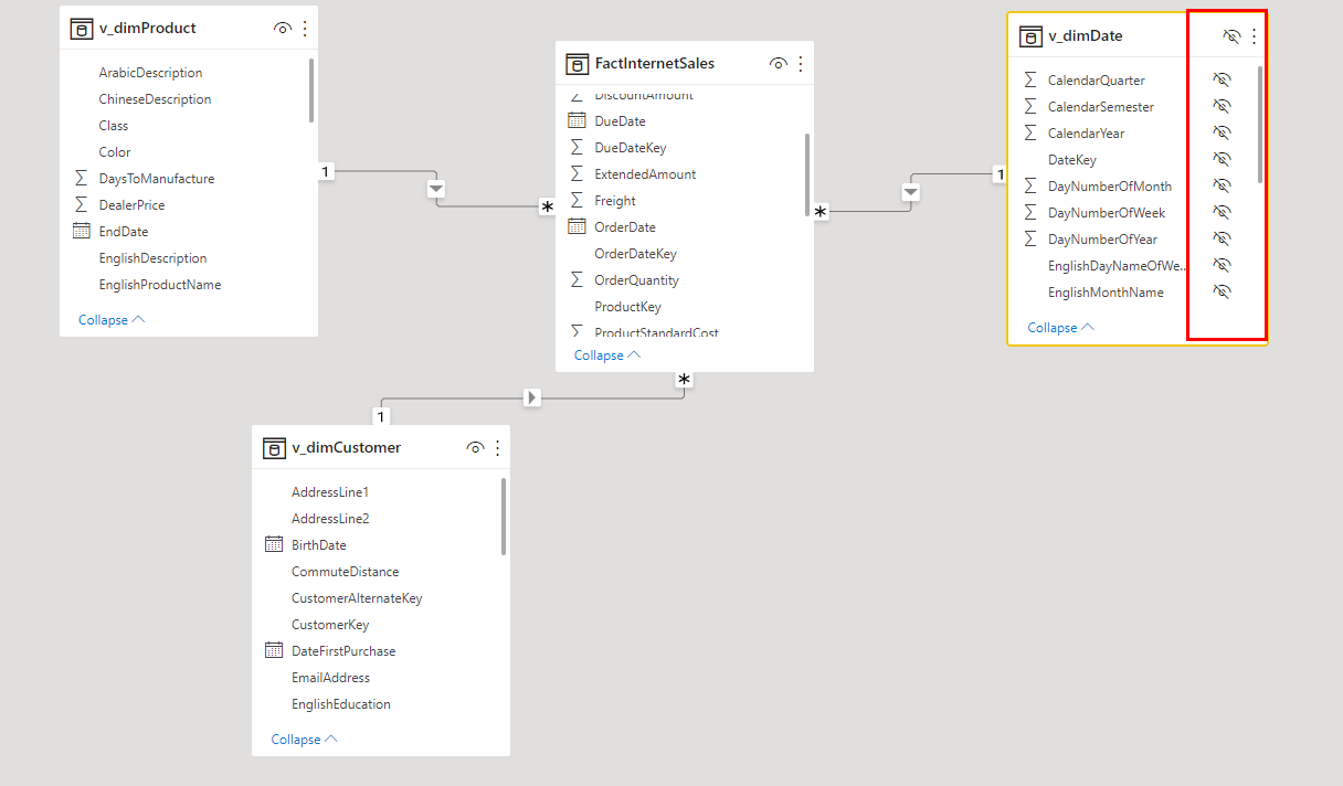 Hide tables in Power BI - Ben's Blog